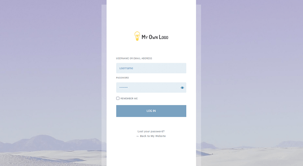Transform your WordPress Login Screen with 20 Customizable Templates