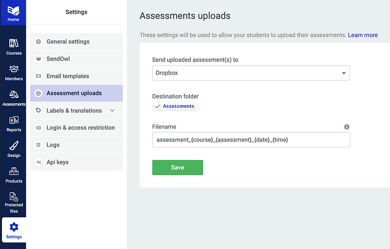 New: Assessments for Thrive Apprentice
