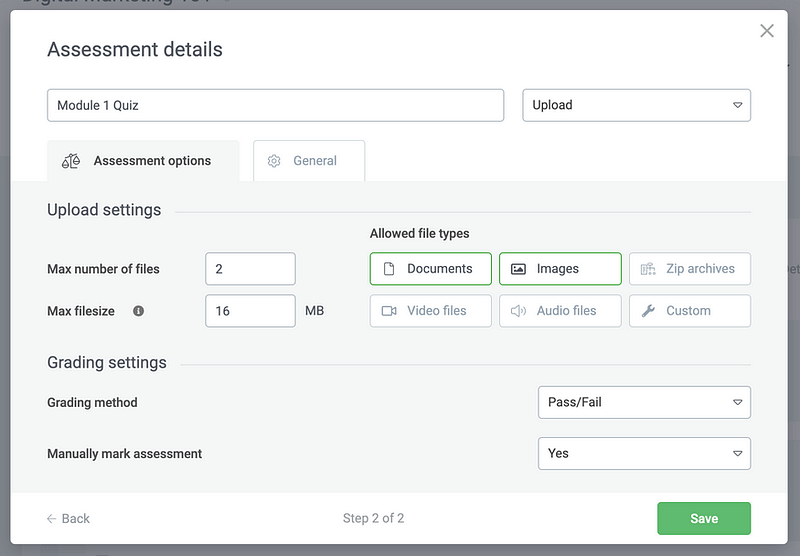 New: Assessments for Thrive Apprentice