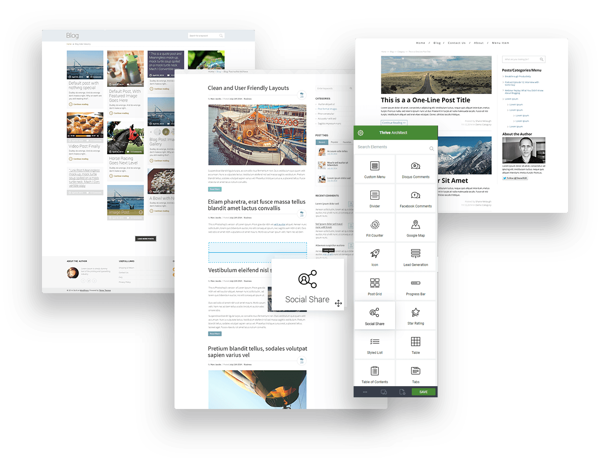 Thrive Architect - the WordPress Page Builder for Online Business Creators