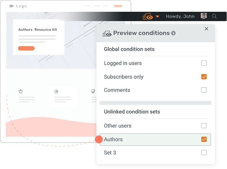 Conditional Display: Show Personalized Content to Every Online Visitor