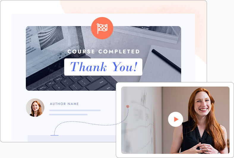 Thrive Apprentice Course Completion Pages