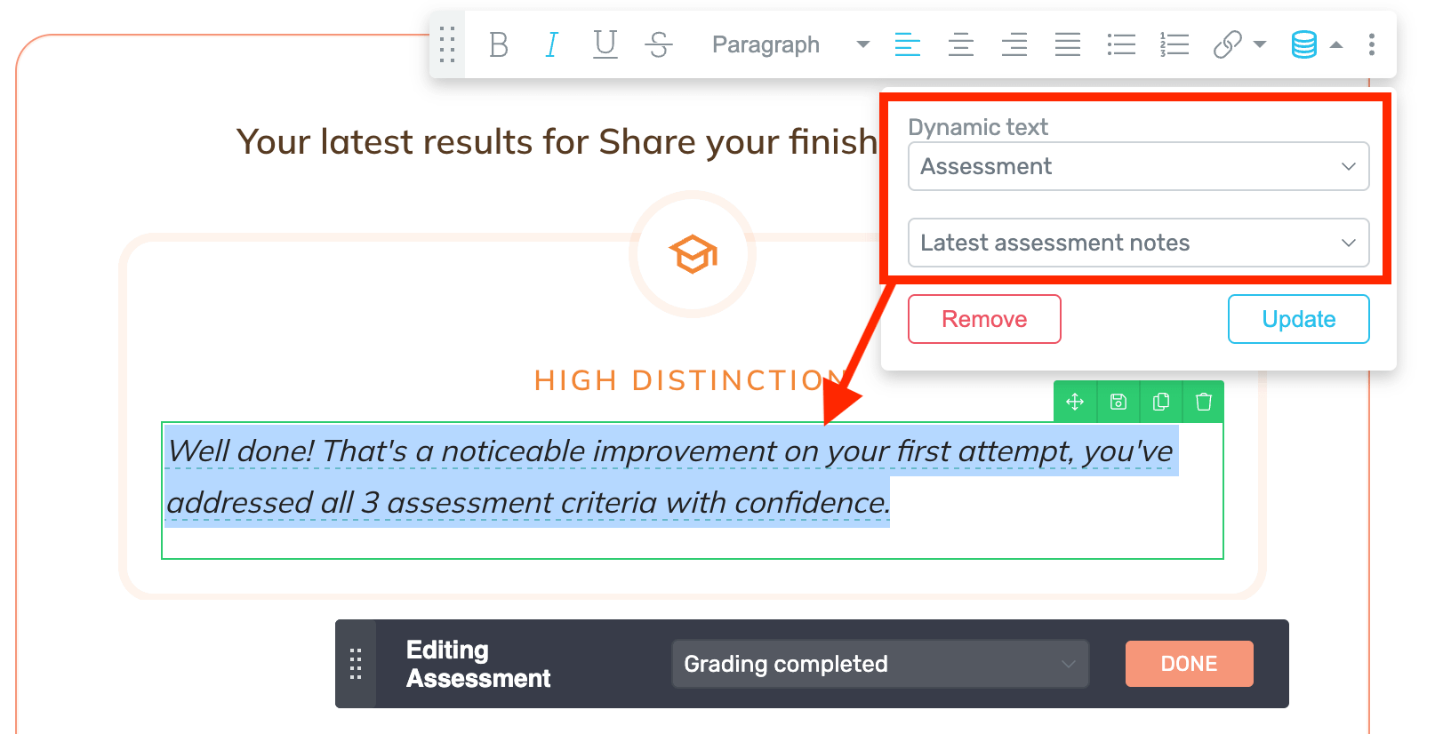 New: Assessments for Thrive Apprentice