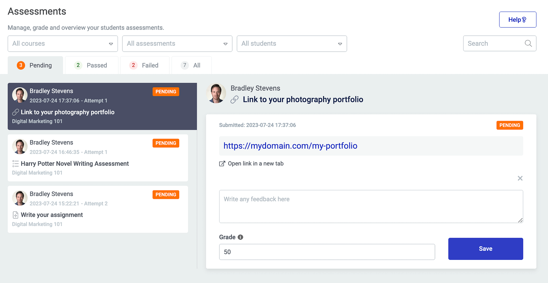 New: Assessments for Thrive Apprentice