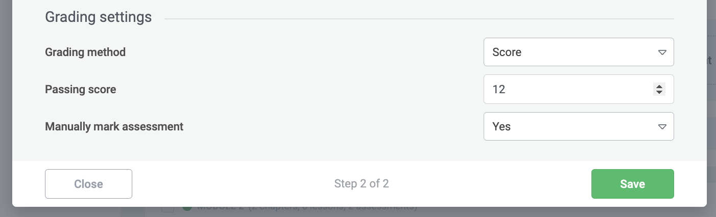 New: Assessments for Thrive Apprentice
