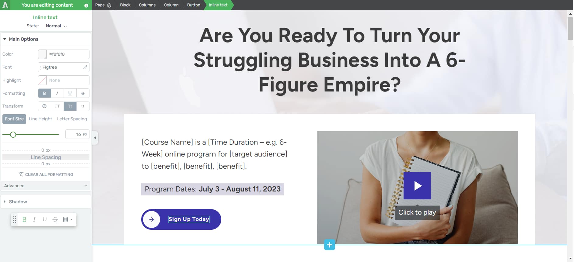 How to Create an Online Course Sales Page that Converts
