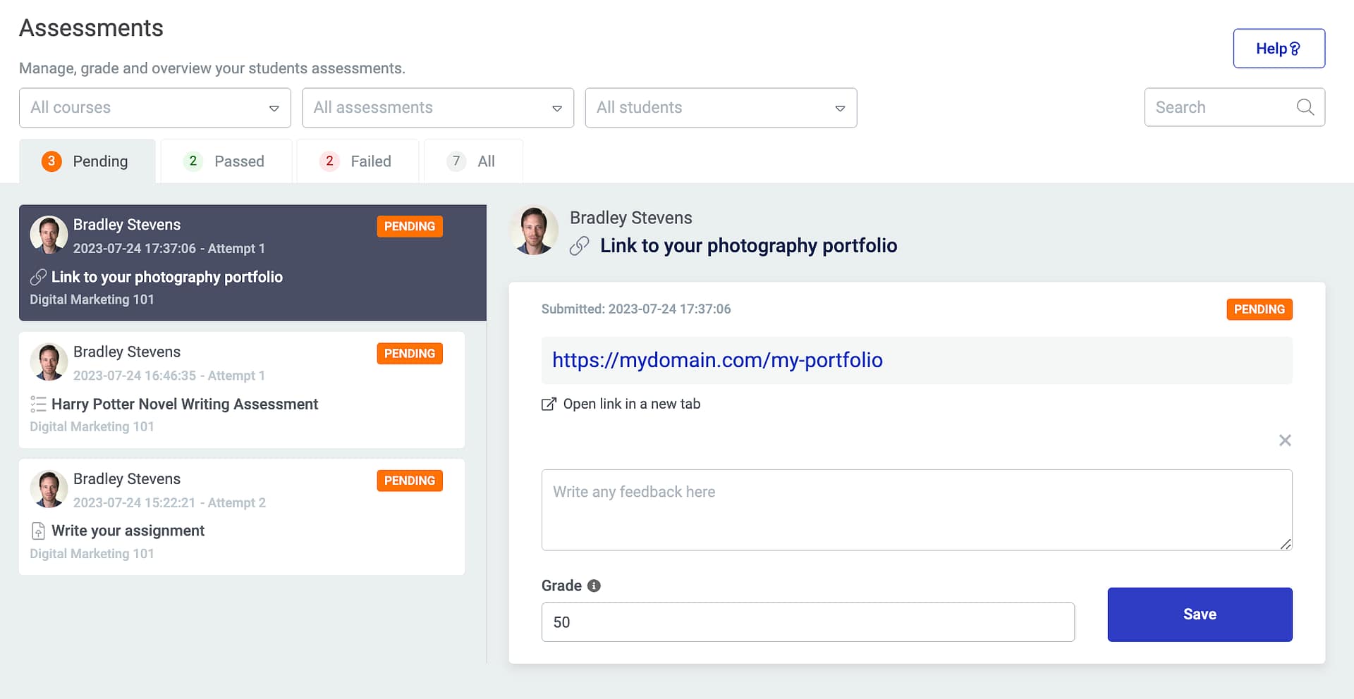 New: Assessments for Thrive Apprentice