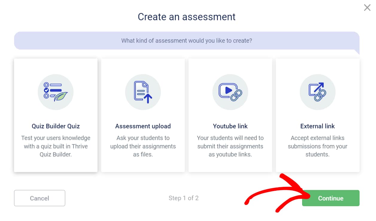 Enabling Assessments in Thrive Apprentice - Thrive Themes