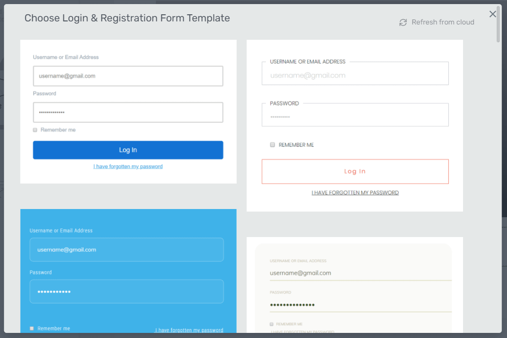 Using the Login & Registration Form Element in Thrive Architect ...