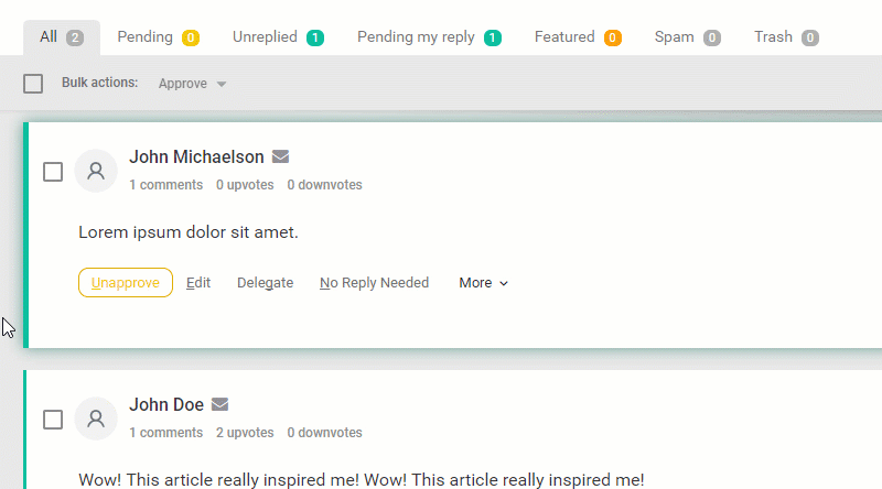 Understanding the Comments Moderation Dashboard in Thrive Comments ...