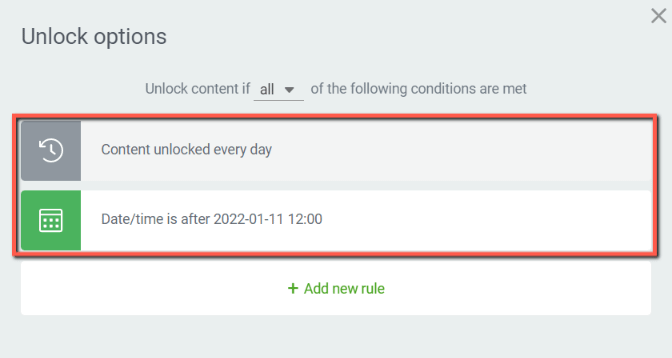 Setting up the Unlock Conditions for Drip Schedules - Thrive Themes