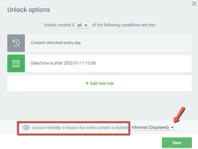 Setting up the Unlock Conditions for Drip Schedules - Thrive Themes