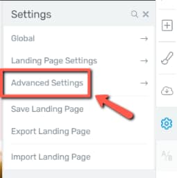Using the Advanced Settings Tab in Project Lightspeed - Thrive Themes