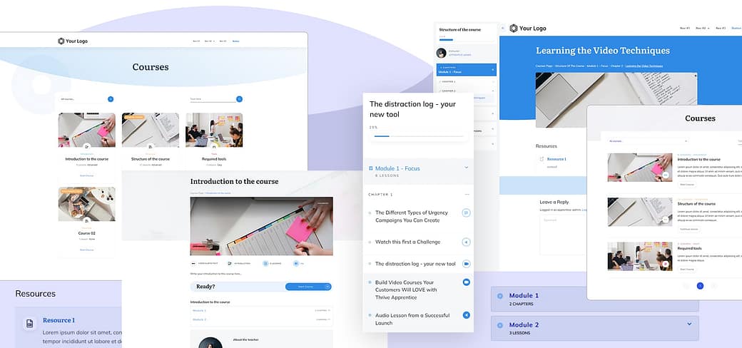 Thrive Apprentice Templates