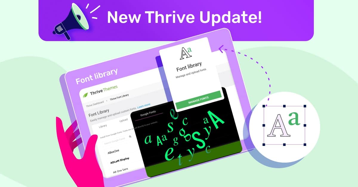Introducing Thrive’s New Font Library – Your Complete Typography Solution