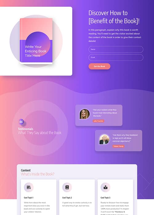 E-book Landing Page Templates - Thrive Themes