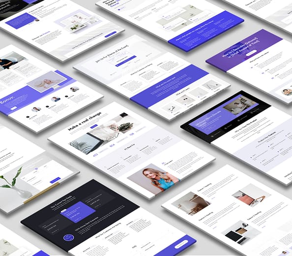 Hydrogen: Minimalist Web Design Meets Smart Landing Page Technology