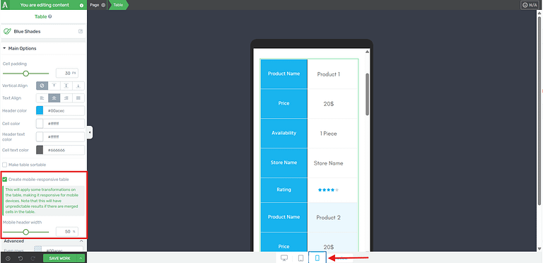 How to Create Better Mobile Responsive Tables in WordPress