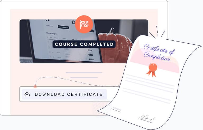 Thrive Apprentice Course Completion Pages