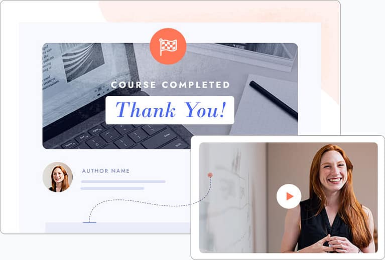 Thrive Apprentice Course Completion Pages