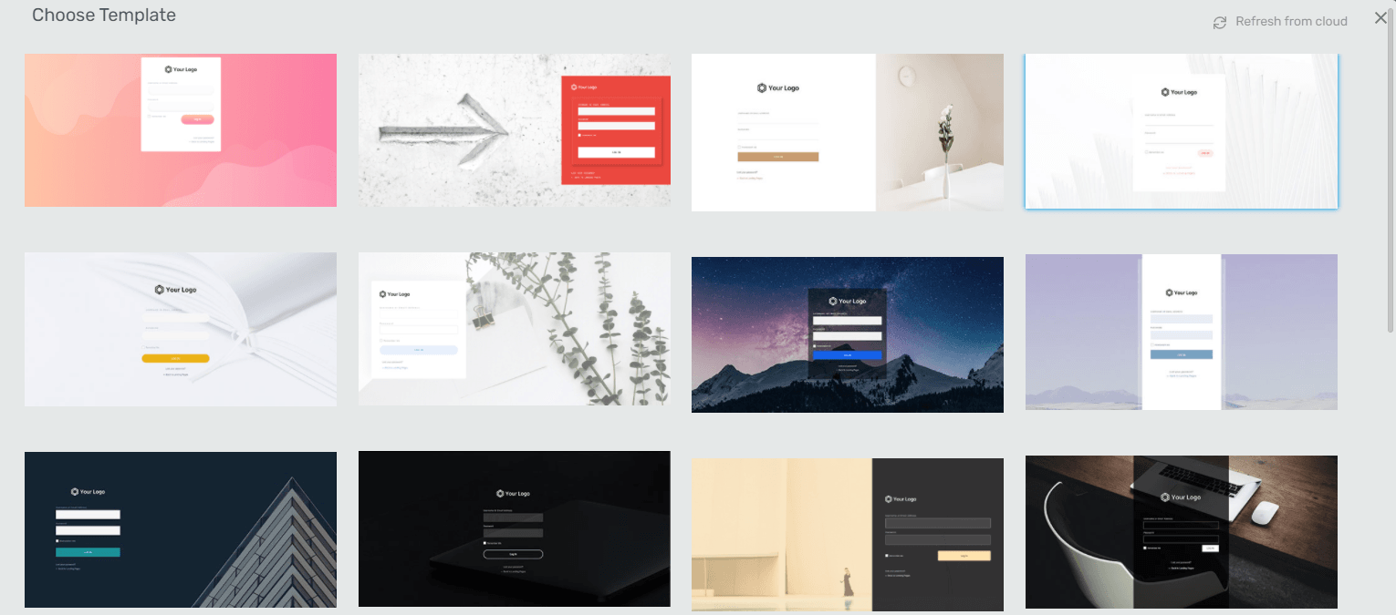 Transform your WordPress Login Screen with 20 Customizable Templates